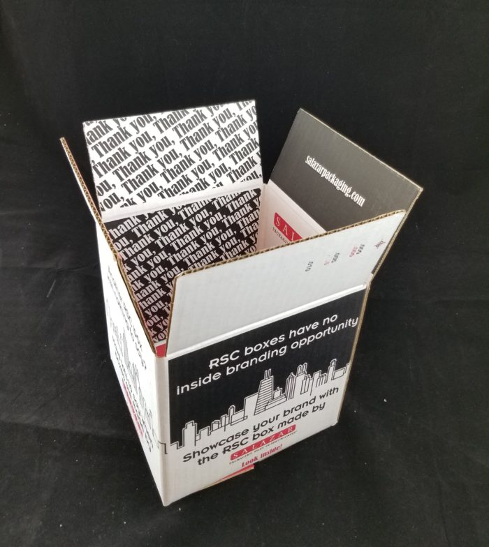 Inside Printing on RSC Style Shipping Boxes - Salazar Packaging